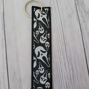 horror | Other | Scream Ghostface Horror Embroidered Keychain | Poshmark